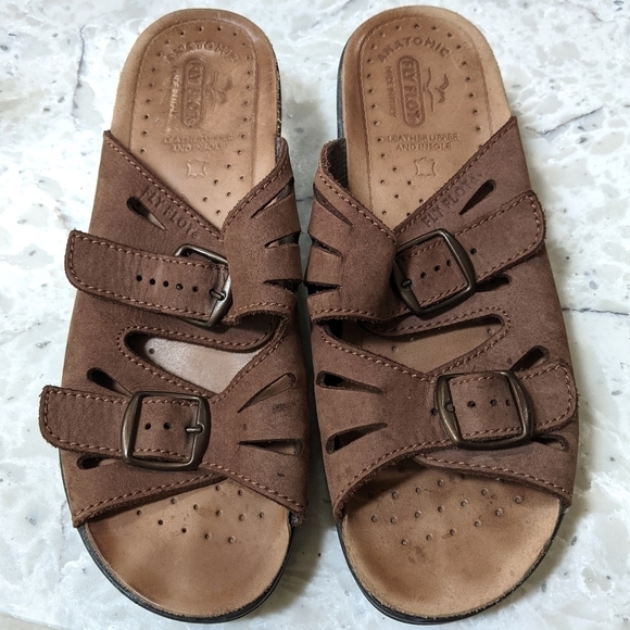 Fly Flot | Shoes | Fly Flot Leather Sandals | Poshmark